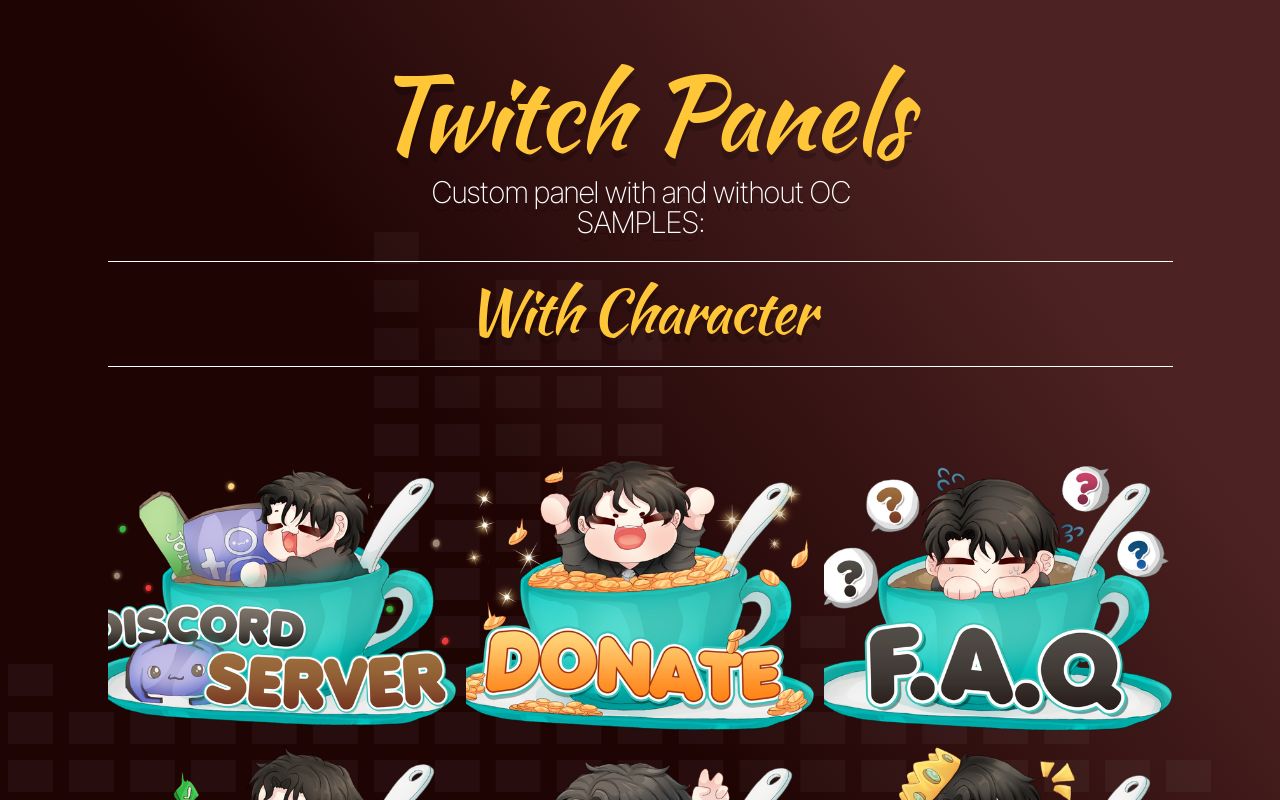 Twitch Pannel Samples